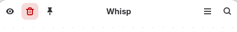 Whisp - The Anti-Note for GNOME